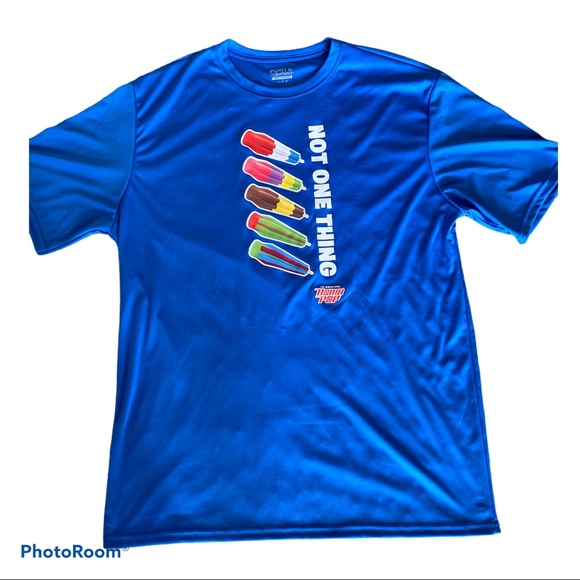 Shirts | Bomb Pop Ice Cream Tshirt Blue Polister Size M | Poshmark